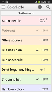 컬러노트 메모장 (ColorNote Notepad Notes) - Galaxy Store 앱