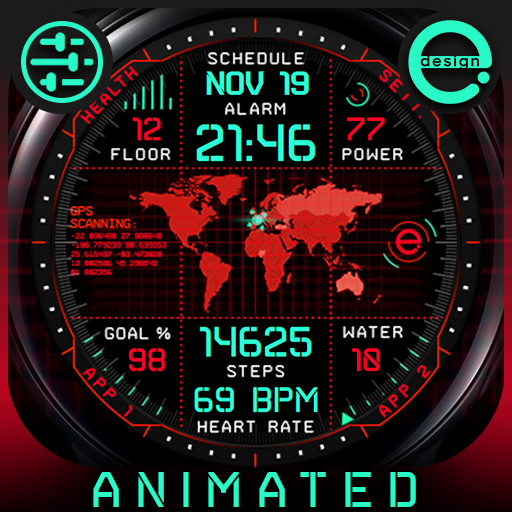 INTEL HUD - RED ALERT - animated - Aplicaciones en Galaxy Store