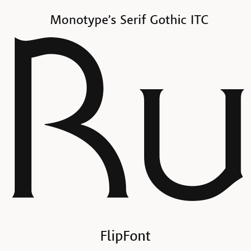 ITC Serif Gothic® Std Roman Latin FlipFont - Aplicaciones en Galaxy Store