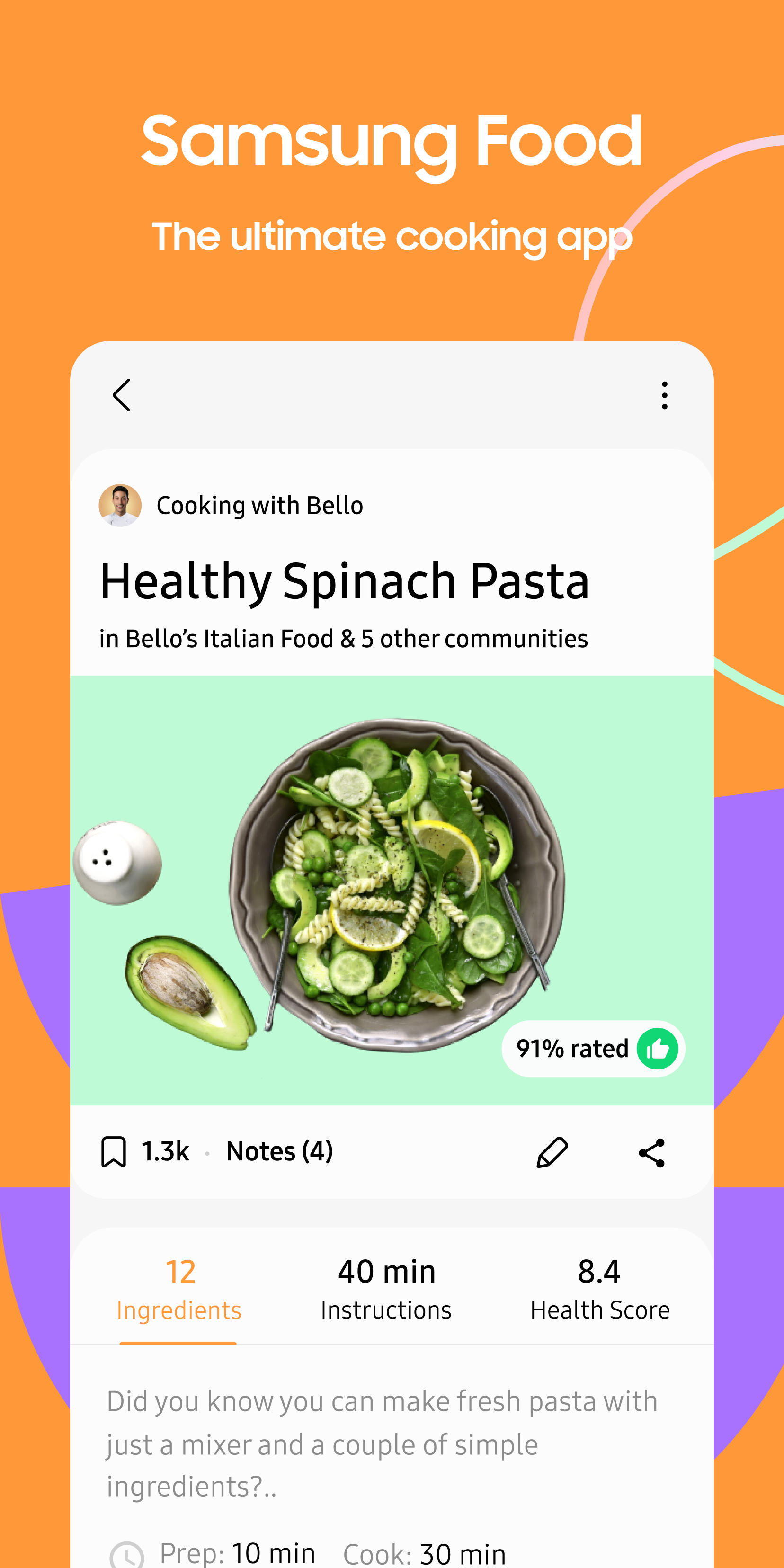 Samsung Food: Meal Planning - Apps on Galaxy Store
