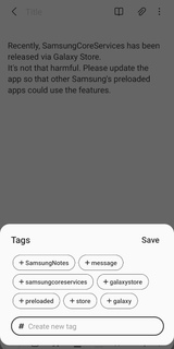 Samsung Core Services - Apps on Galaxy Store