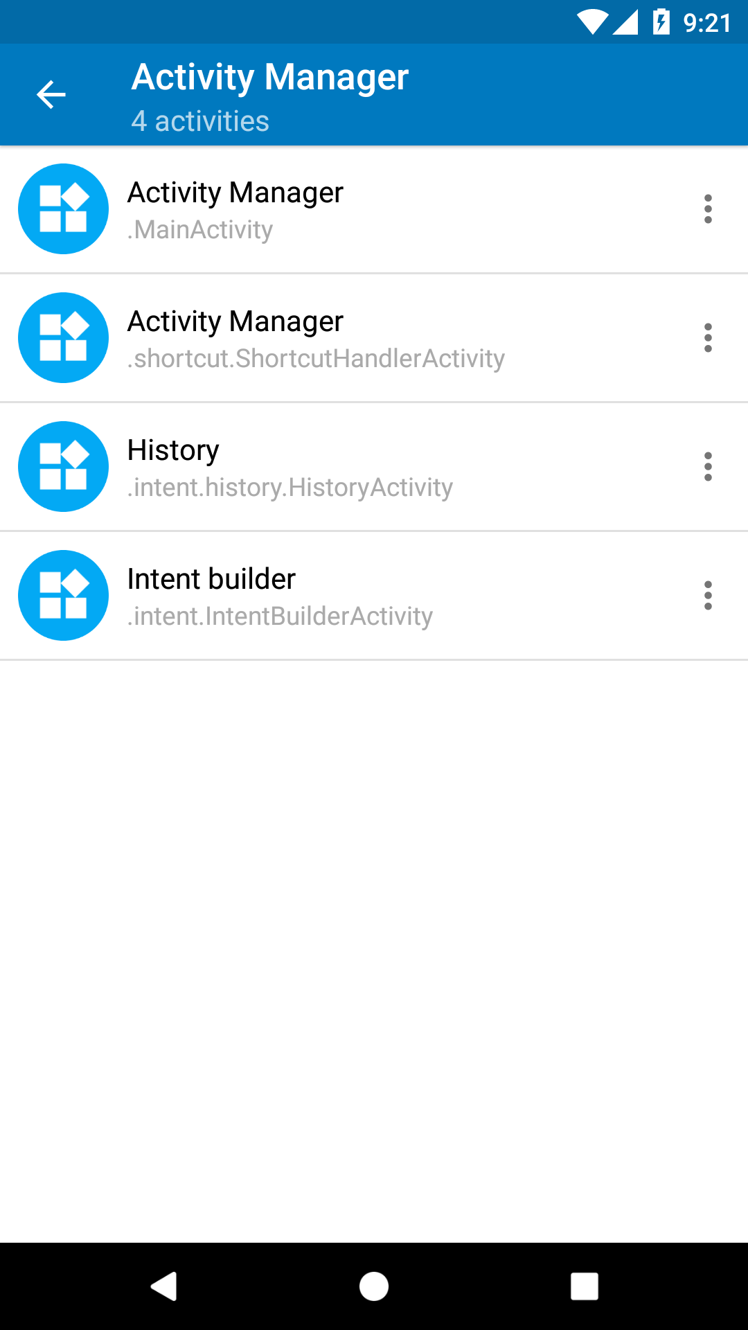 Activity Manager - launch any application activity - Apps on Galaxy Store