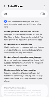 Auto Blocker - Apps on Galaxy Store