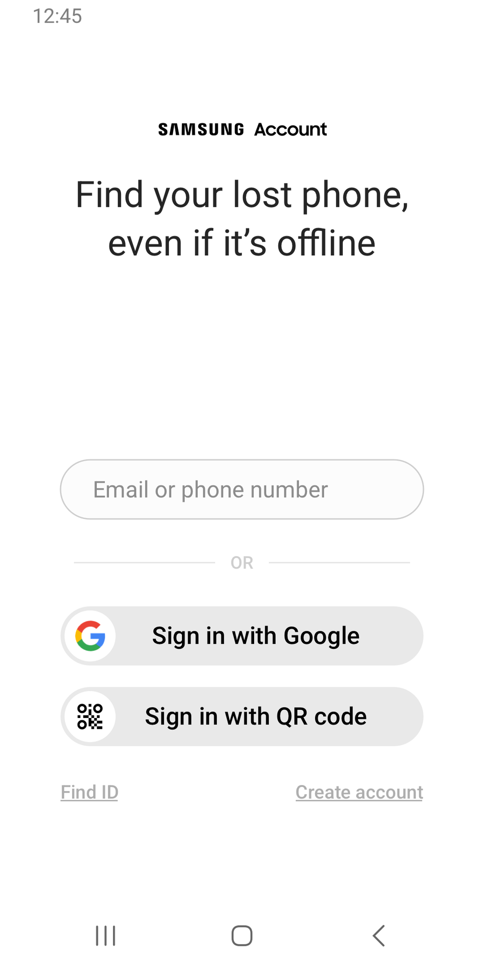 Samsung Account